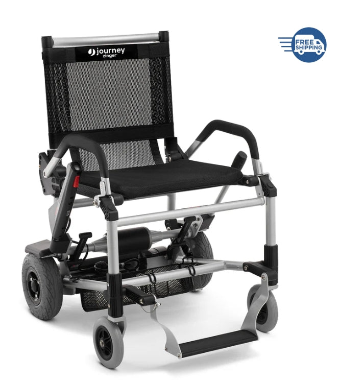 Journey Zinger Folding Power Chair – Wheel Envy Wheelchairs